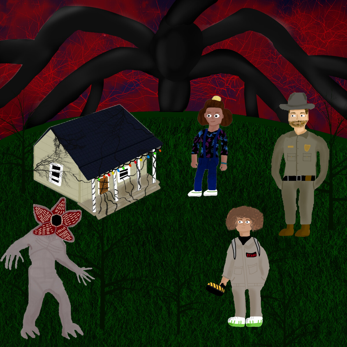 ArtStation - Stanger Things themed Coin master village