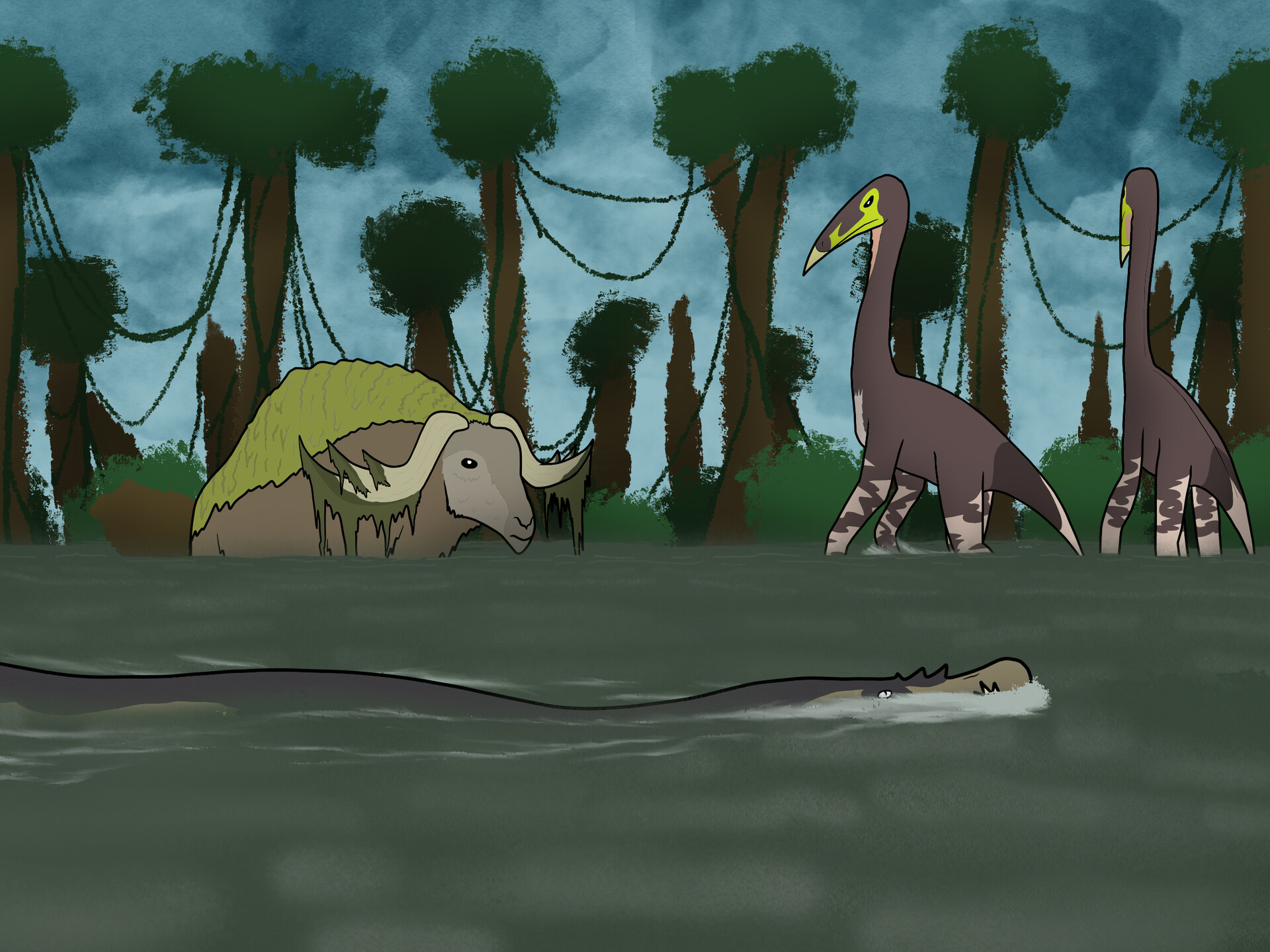 ArtStation - Swamps of Skull Island