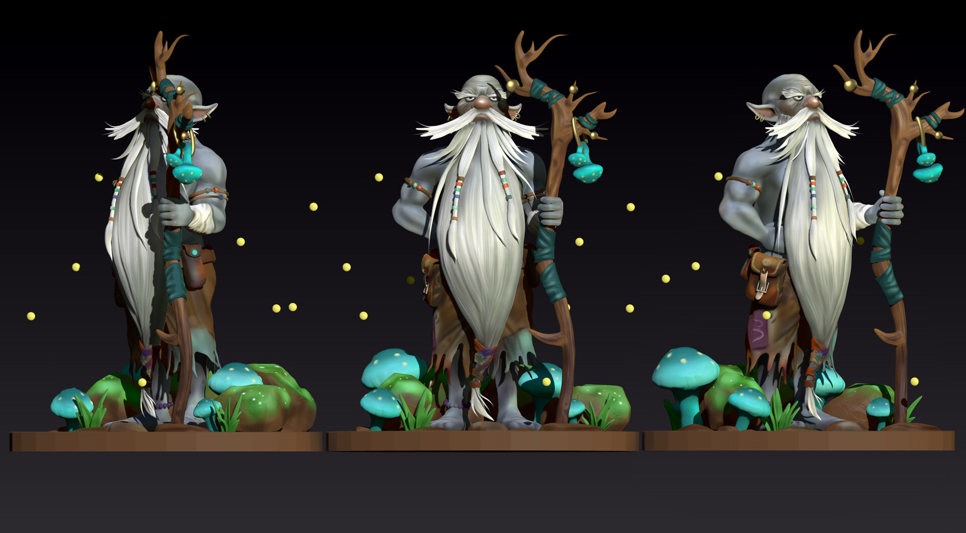ArtStation - Friendly forest god