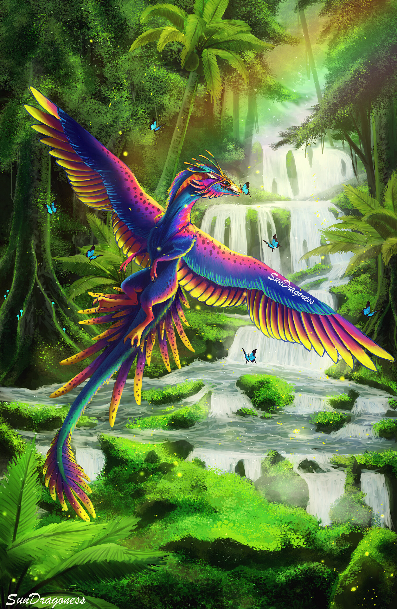 ArtStation - Amazonian Parrot Dragon