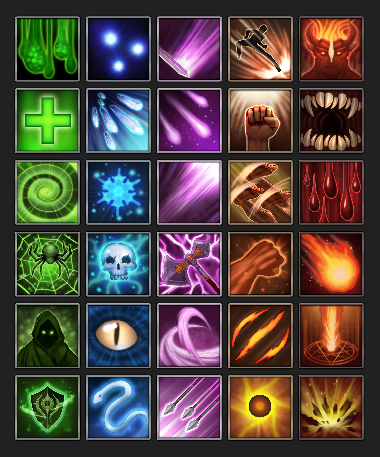 ArtStation - UI design - icons