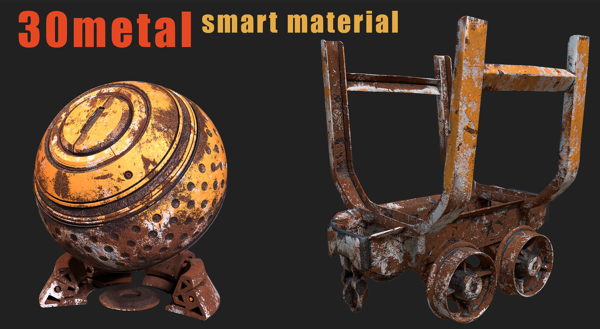 ArtStation - 30 high quality metal smart material