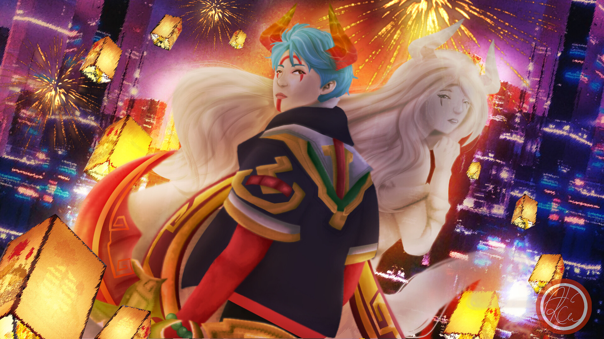 ArtStation - SKZ x LoL - Lunar Beast Felix