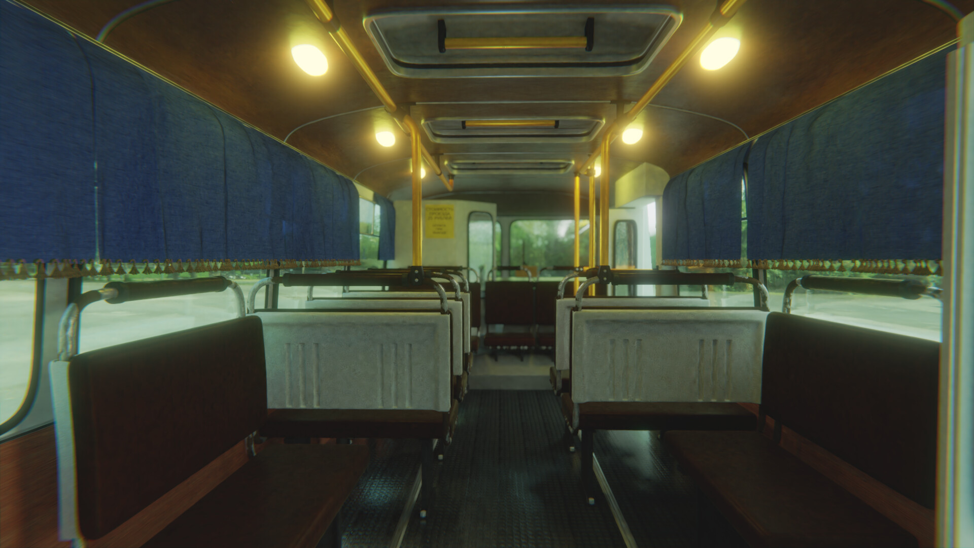 ArtStation - Bus interior