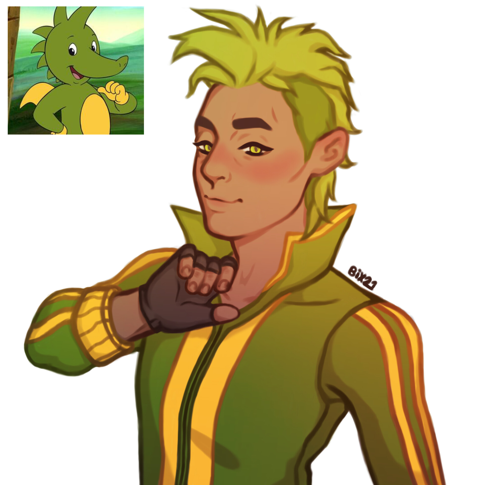 ArtStation - Humanized Tabaluga fanart