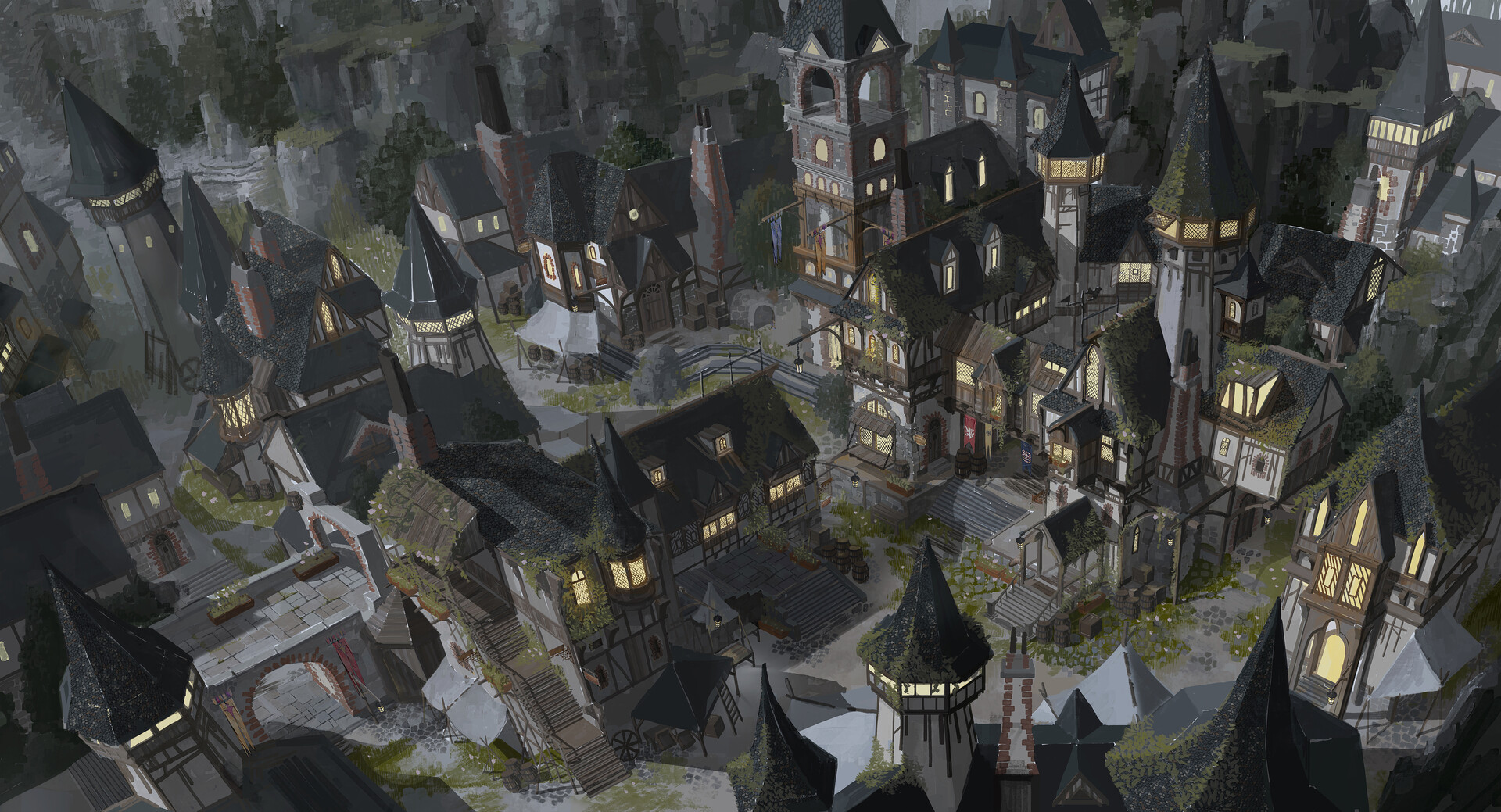 ArtStation - Small Town