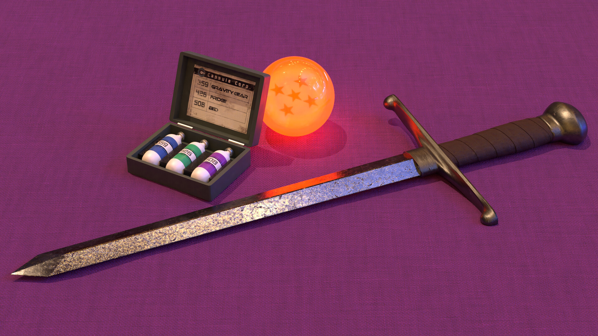 ArtStation - Dragon ball items