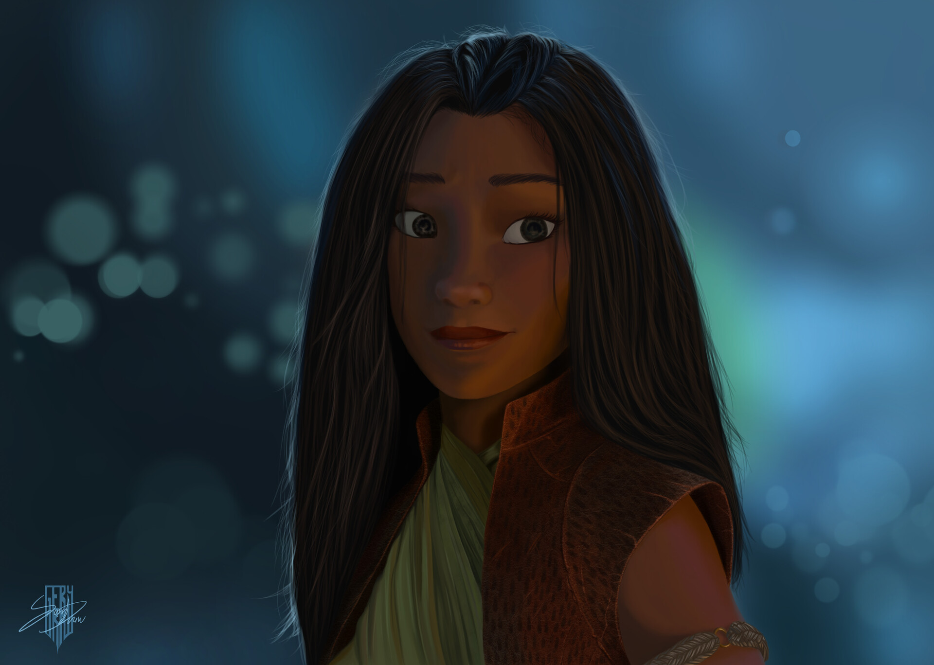 ArtStation - Raya and the last Dragon Fanart