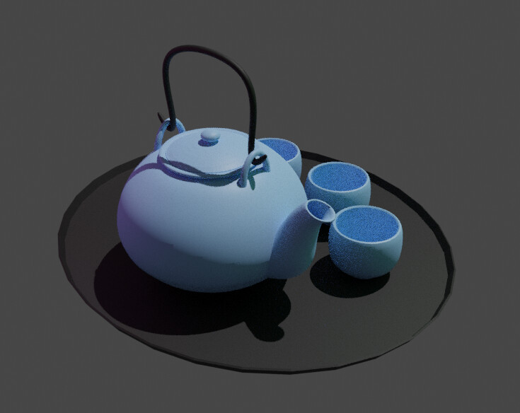 ArtStation - Tea Set