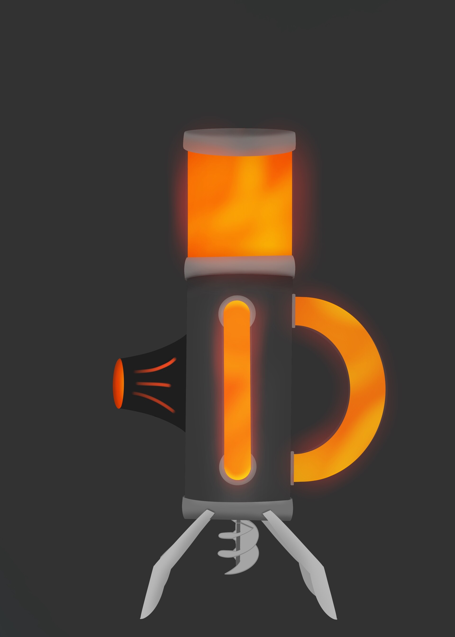 ArtStation - Vulcan turret Mk1