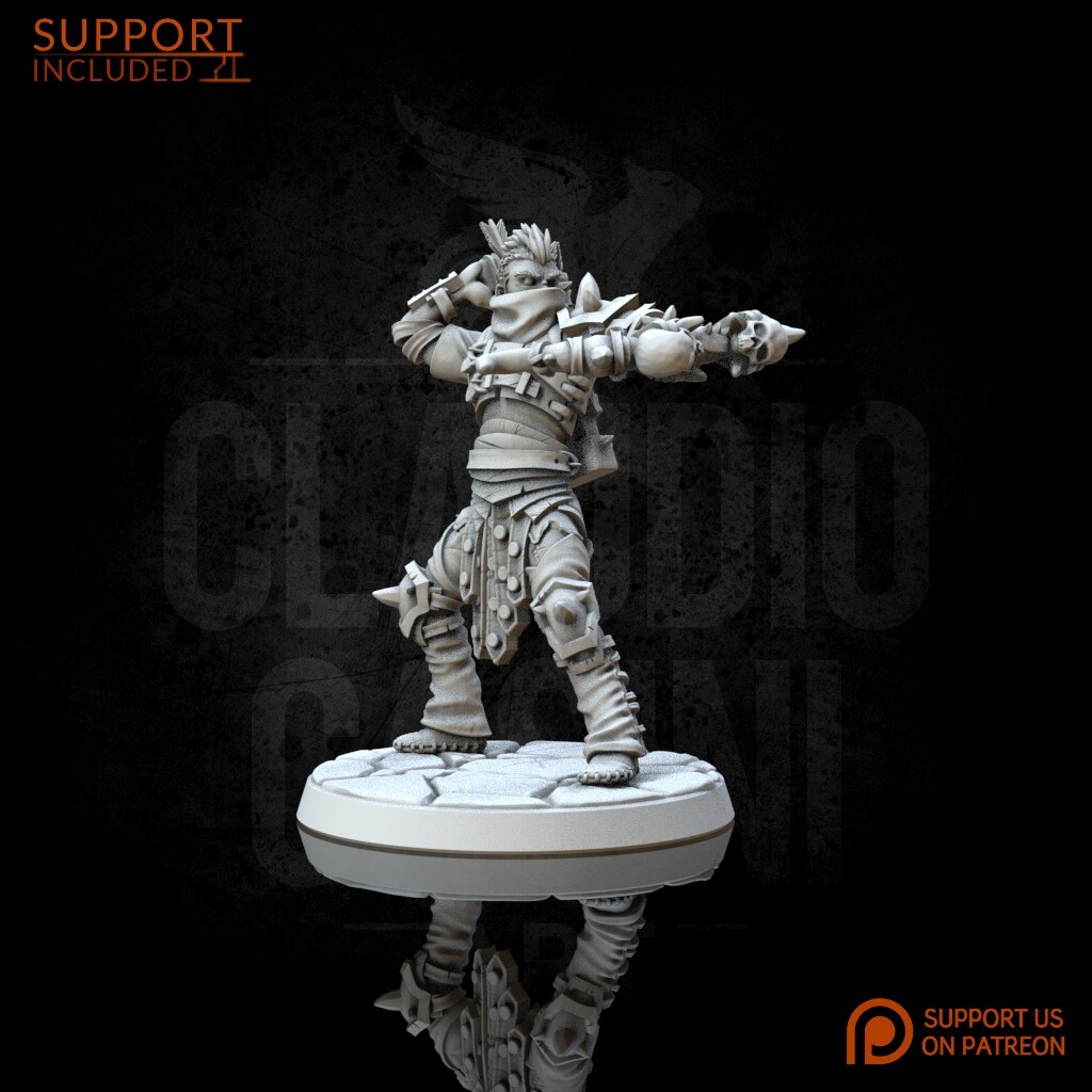 ArtStation - Barbarian ranger archer