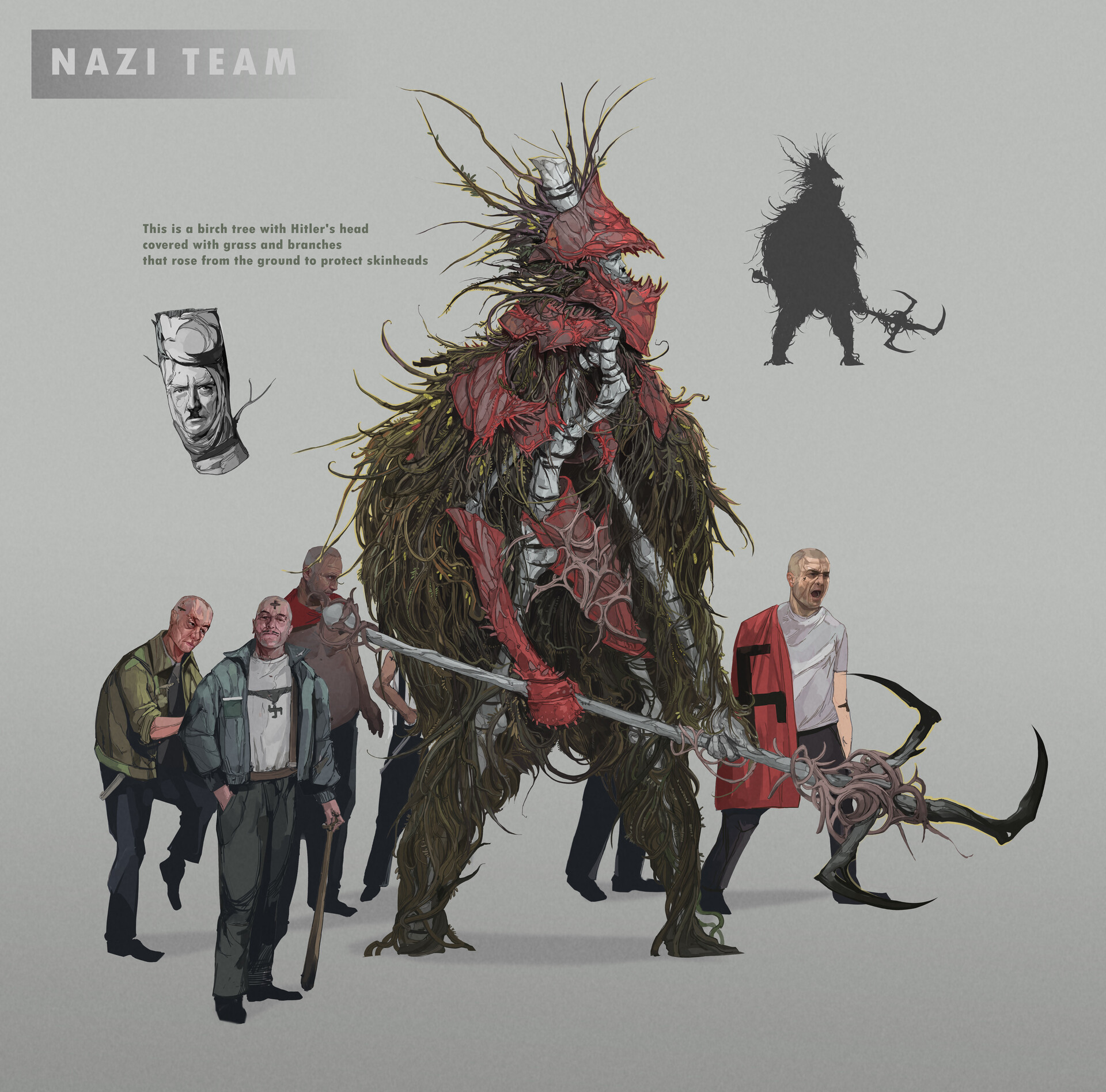 ArtStation - Nazi + dragon defender