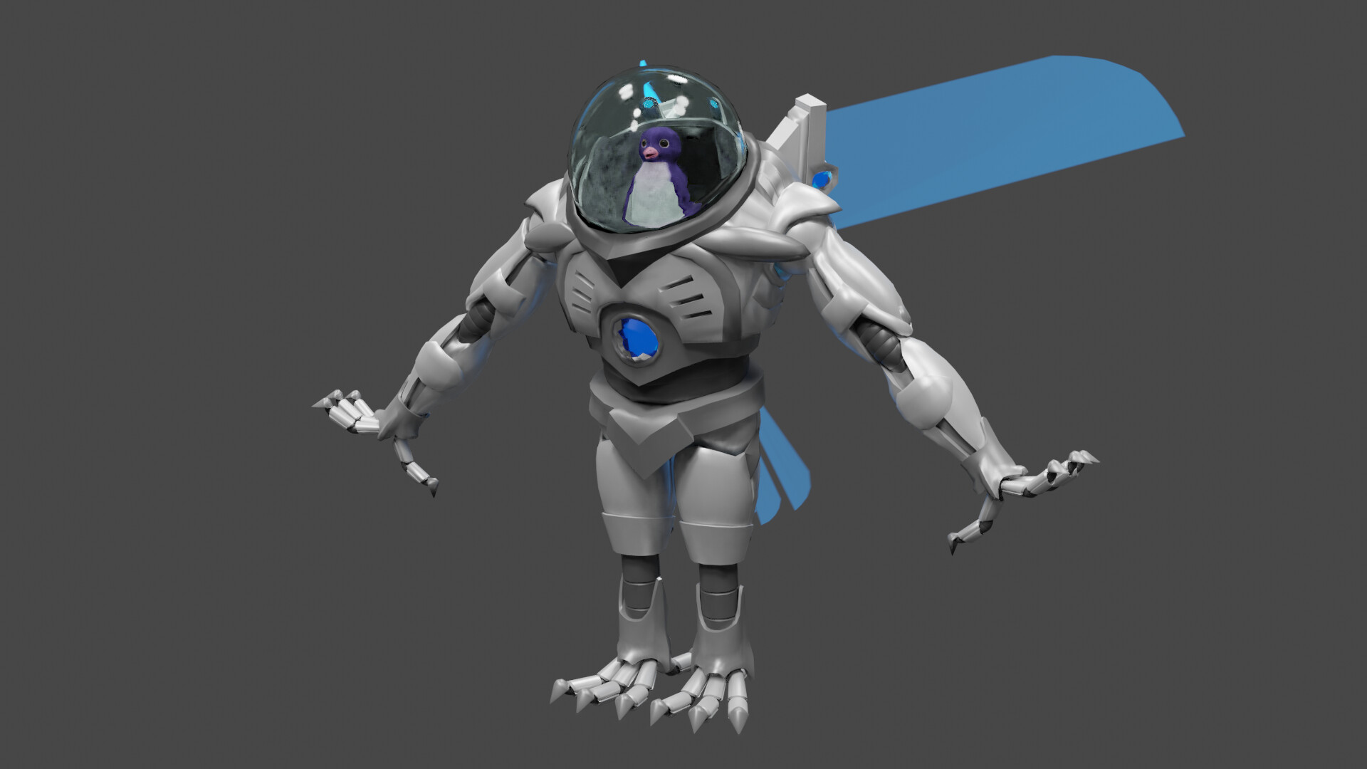 ArtStation - Penguin Mech Suit