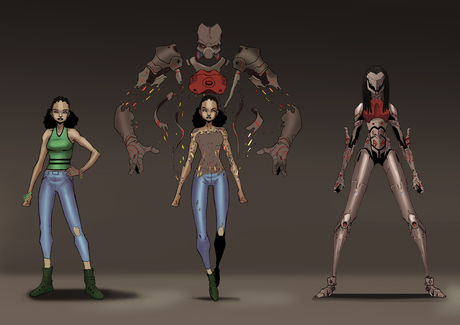 ArtStation - discarded character design