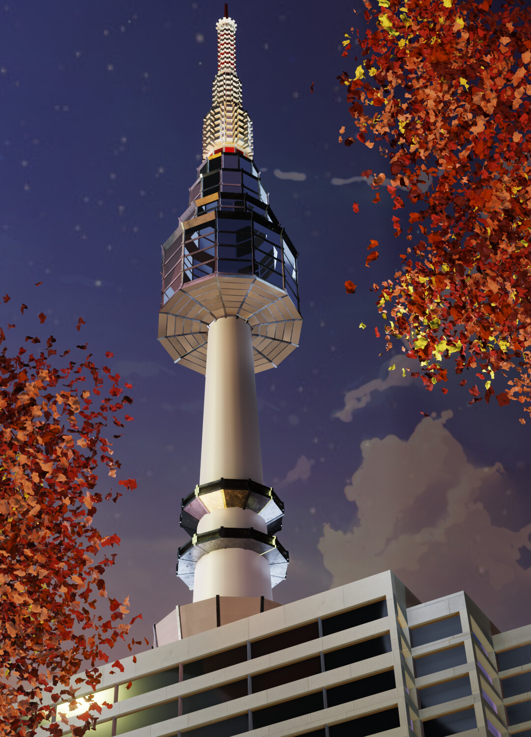 ArtStation - N Seoul Tower