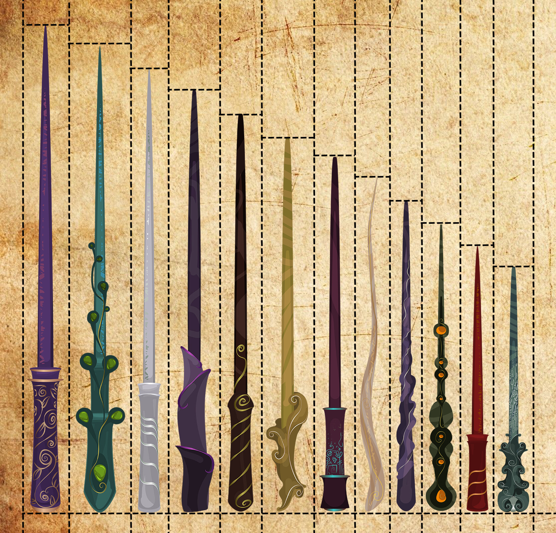 ArtStation - Magic Wands