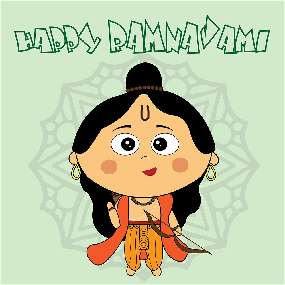 ArtStation - Indian God Baby Ram