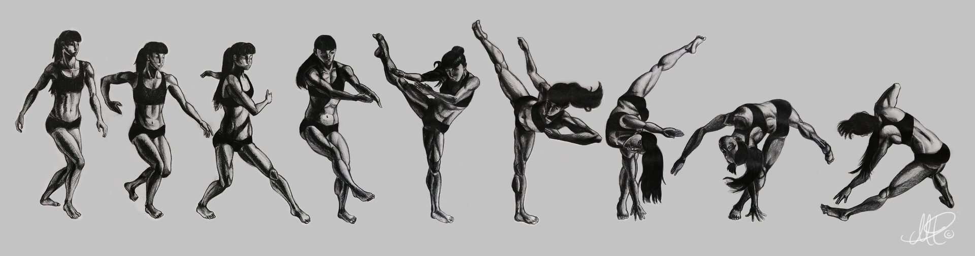 ArtStation - Étude de mouvement - Study of Movement
