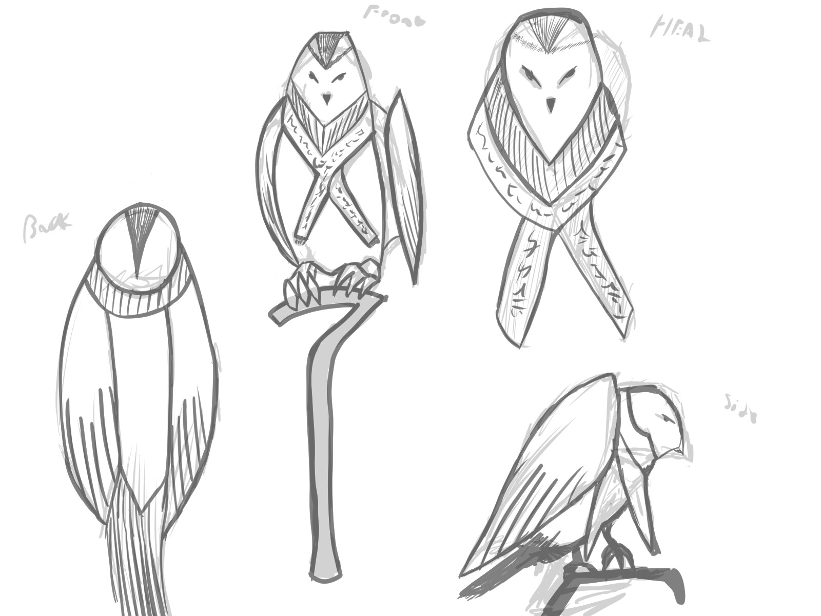 ArtStation - Lovecraft Owl