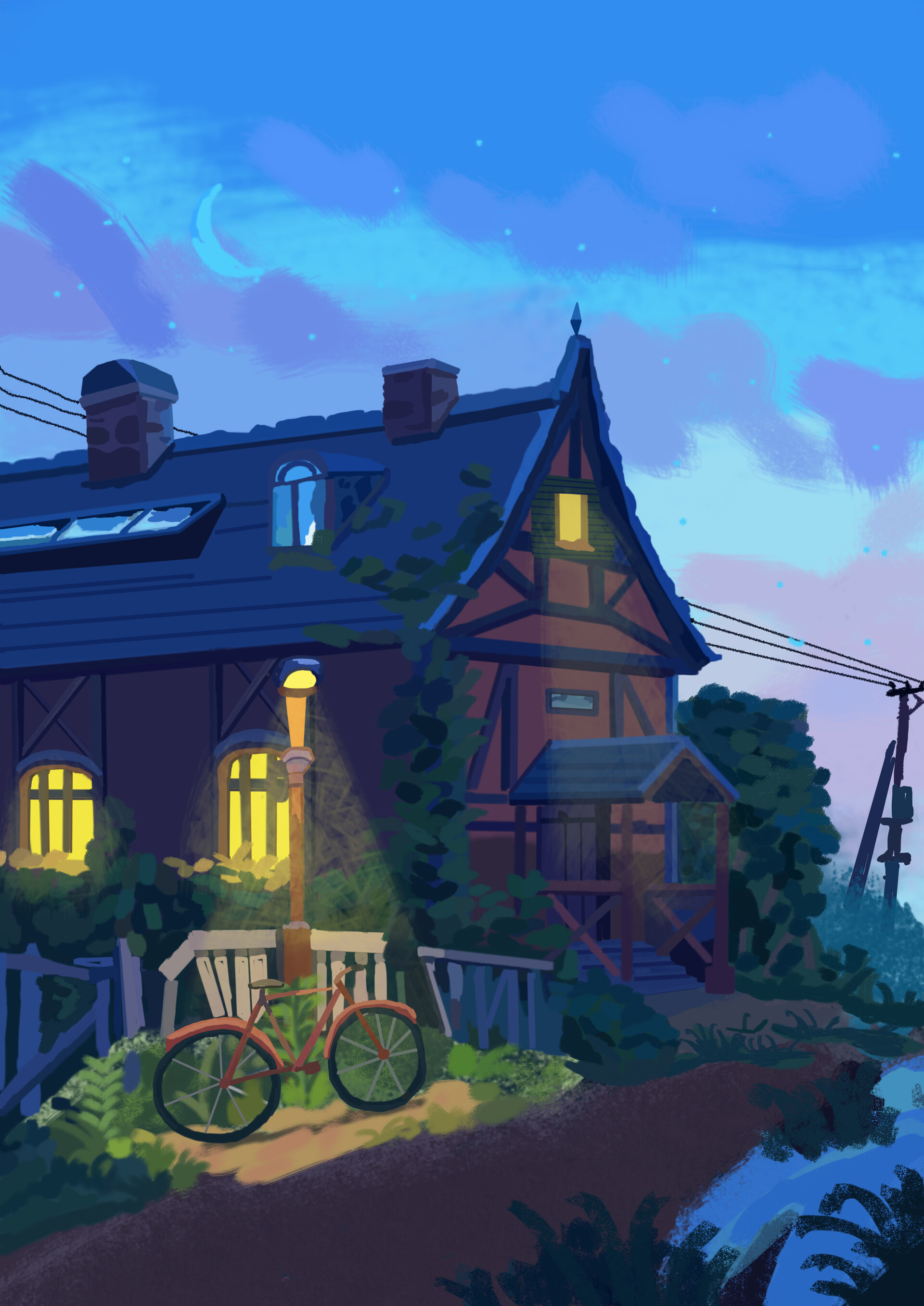 ArtStation - warm evening