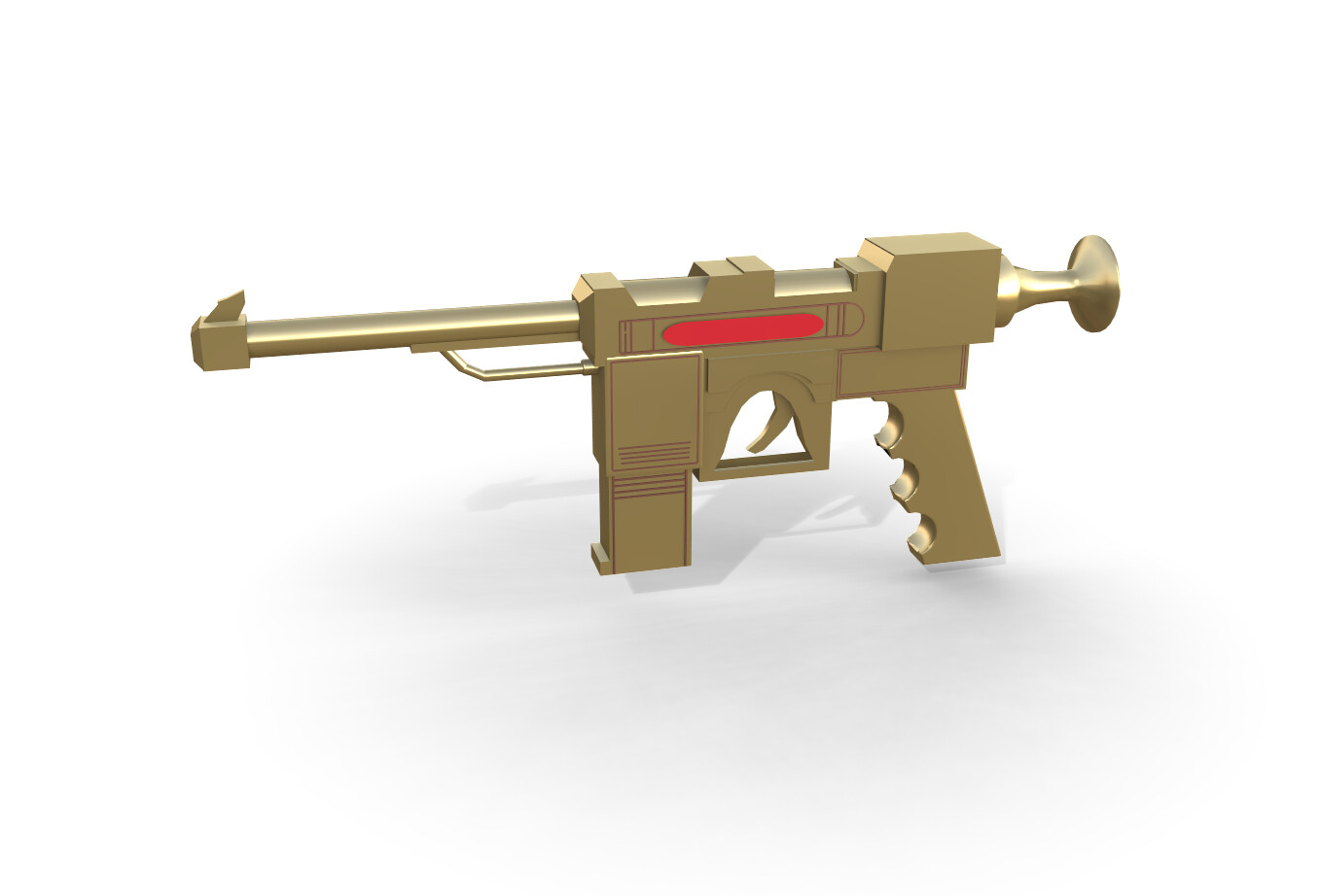 how to draw a ray gun easy