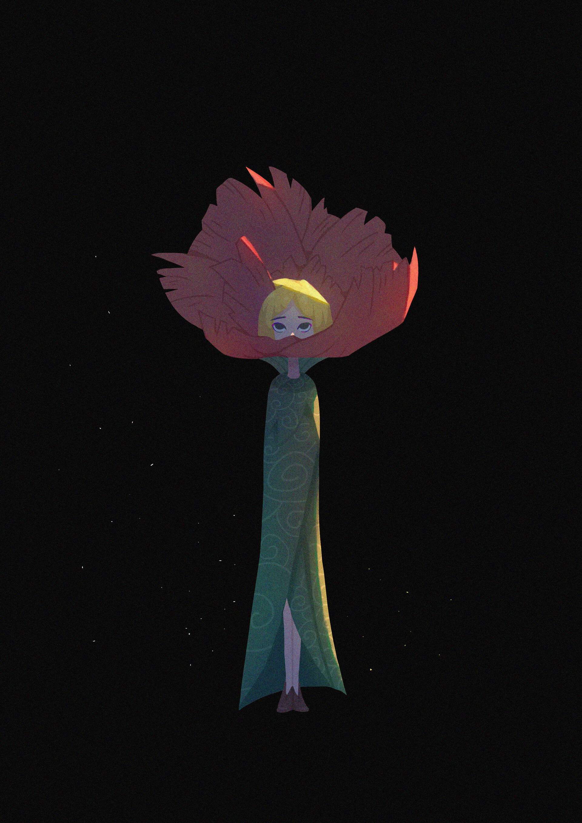 ArtStation - flower character design