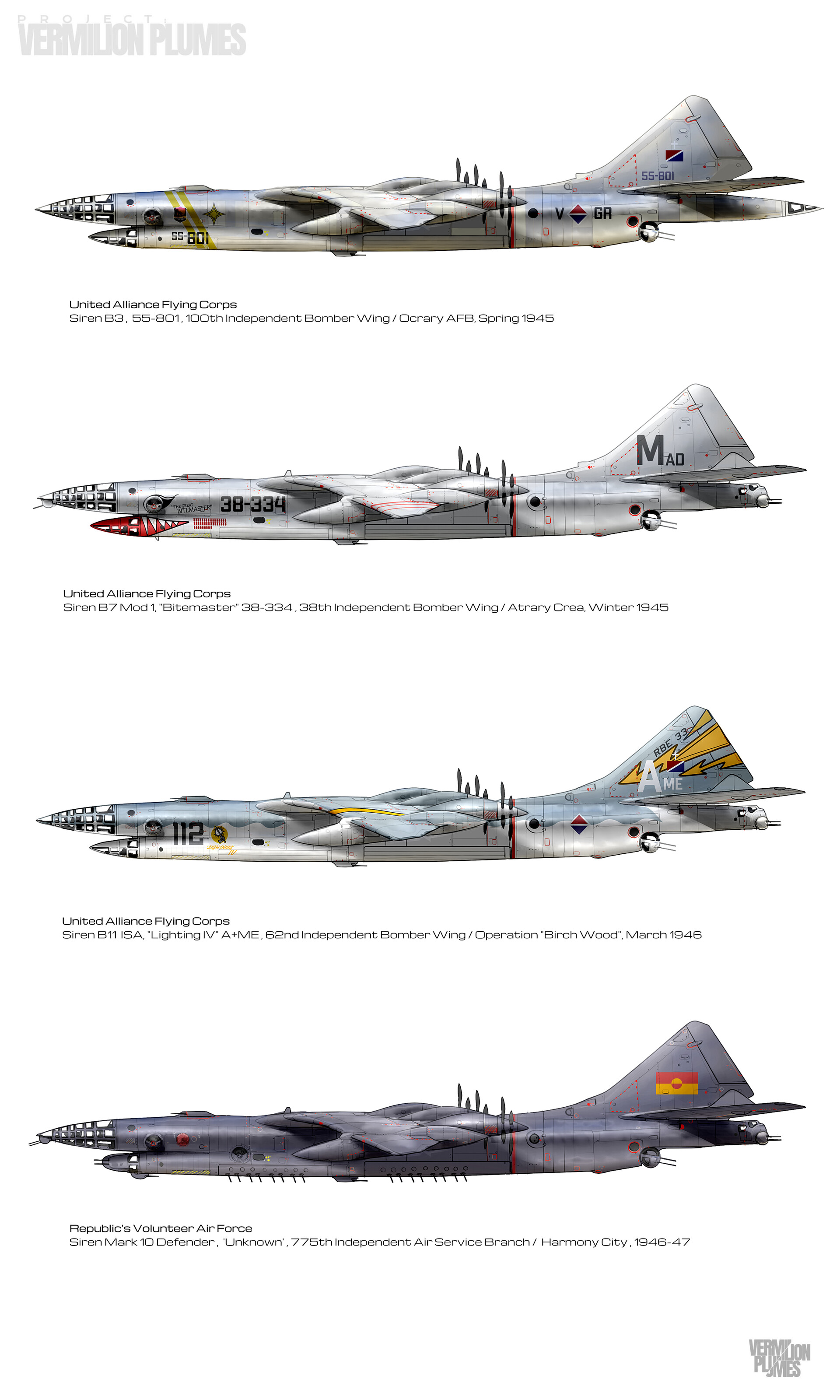 AST21 - 'VERMILION PLUMES' - SIREN Alliance Bomber