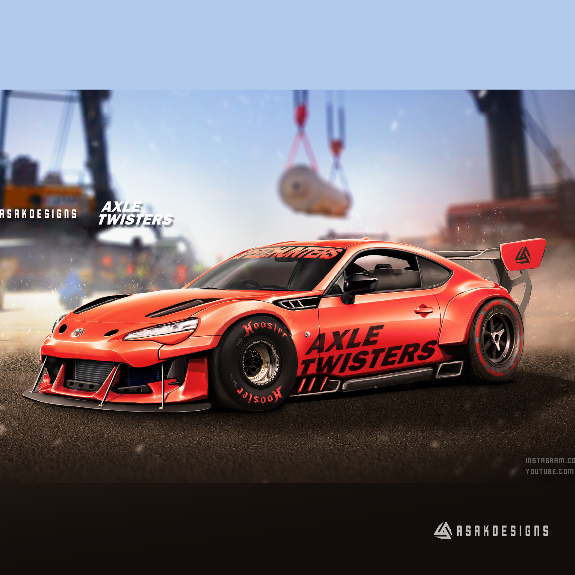 ArtStation - Toyota GT86 Custom gamemod design