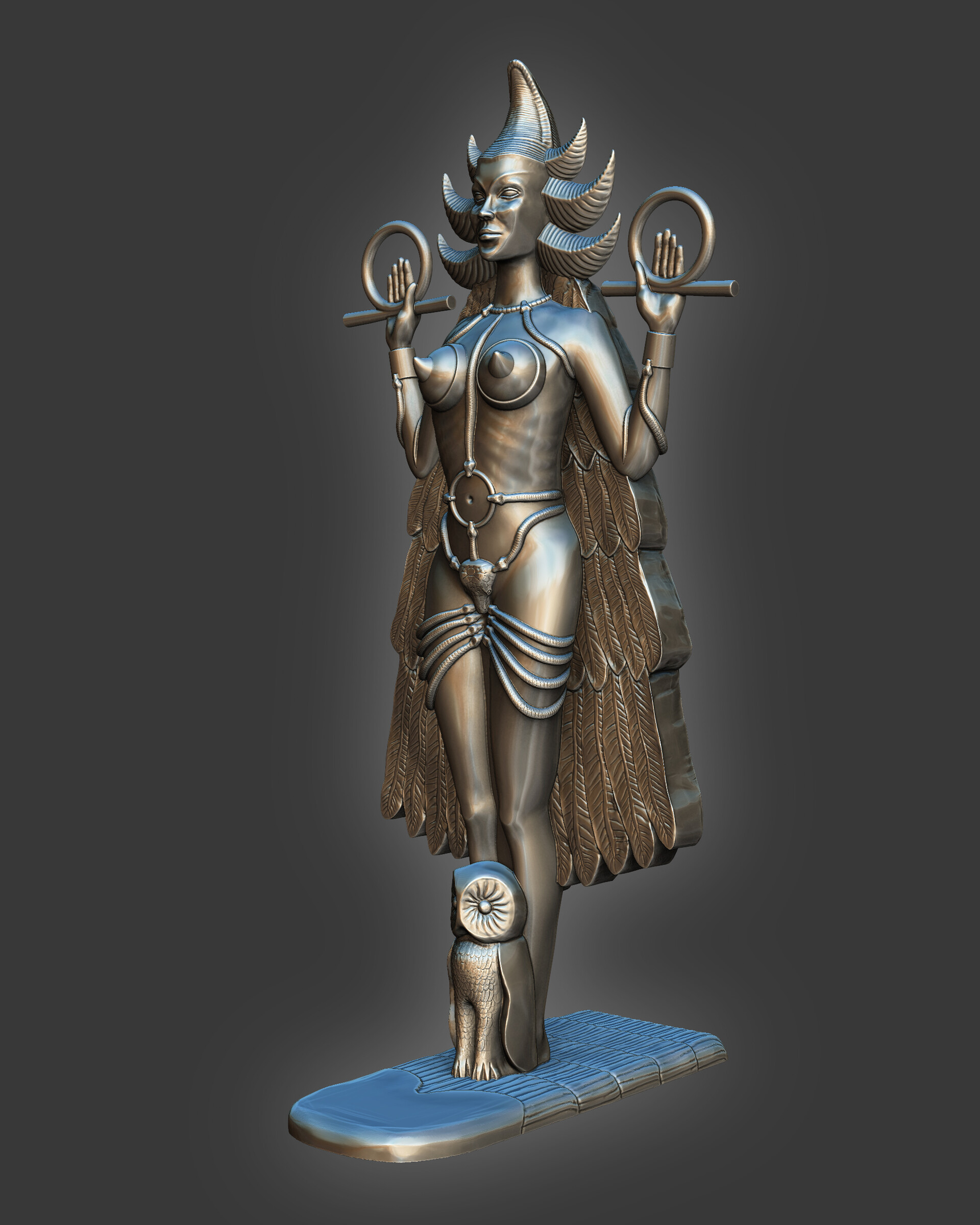 Yuwan Chamika - Statue Of Goddess Ishtar