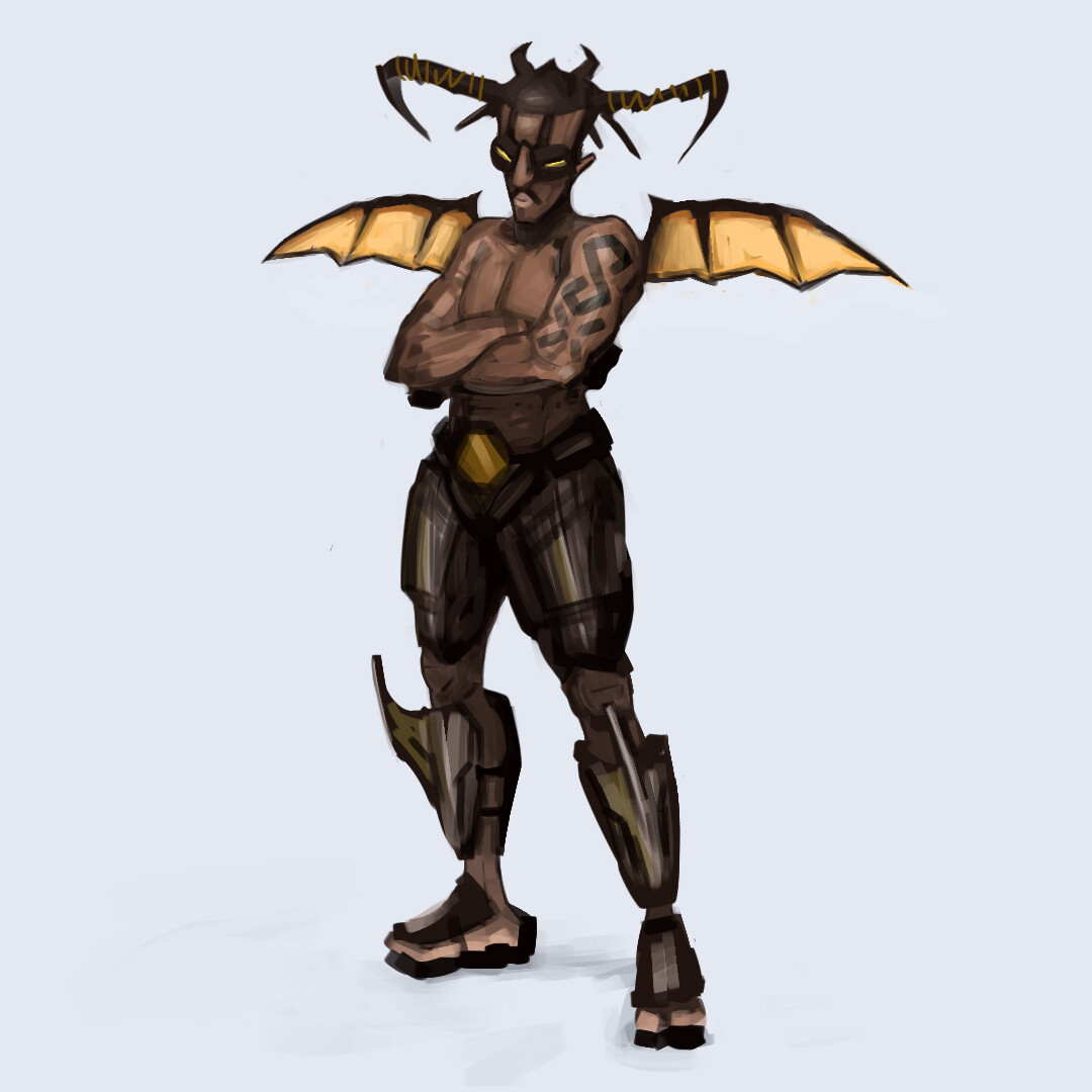 ArtStation - Sorta Bug Warrior Concept