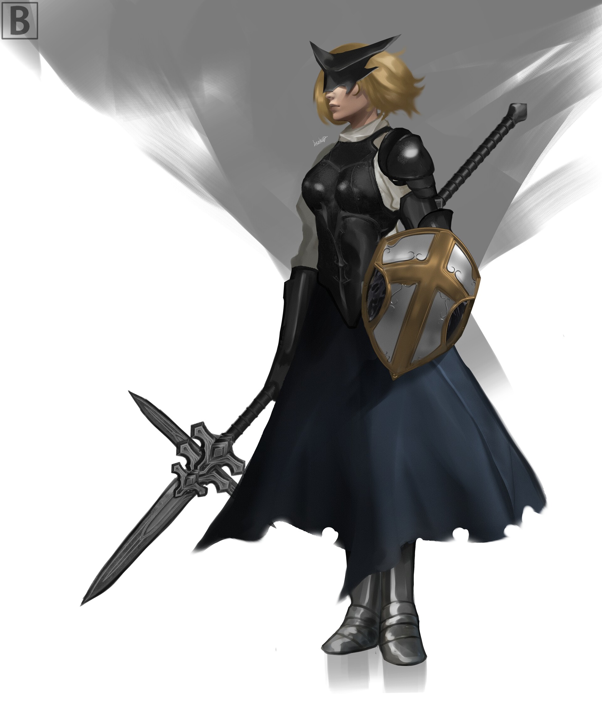 ArtStation - Character Concept Knight Lancia