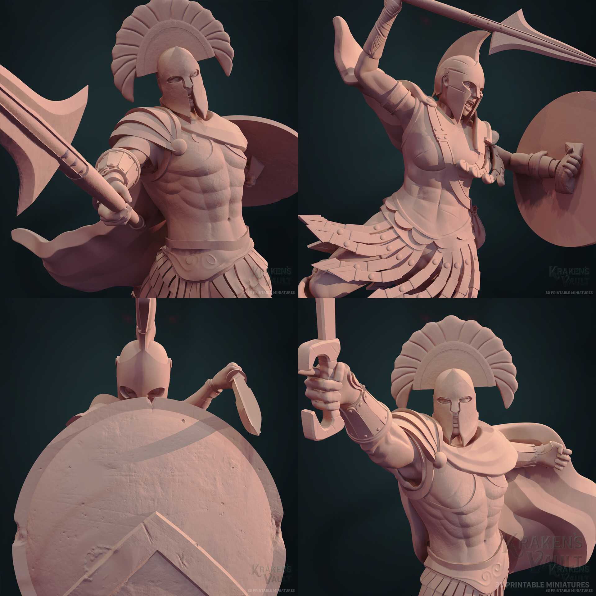 ArtStation - The sons and daughters of Sparta are here!