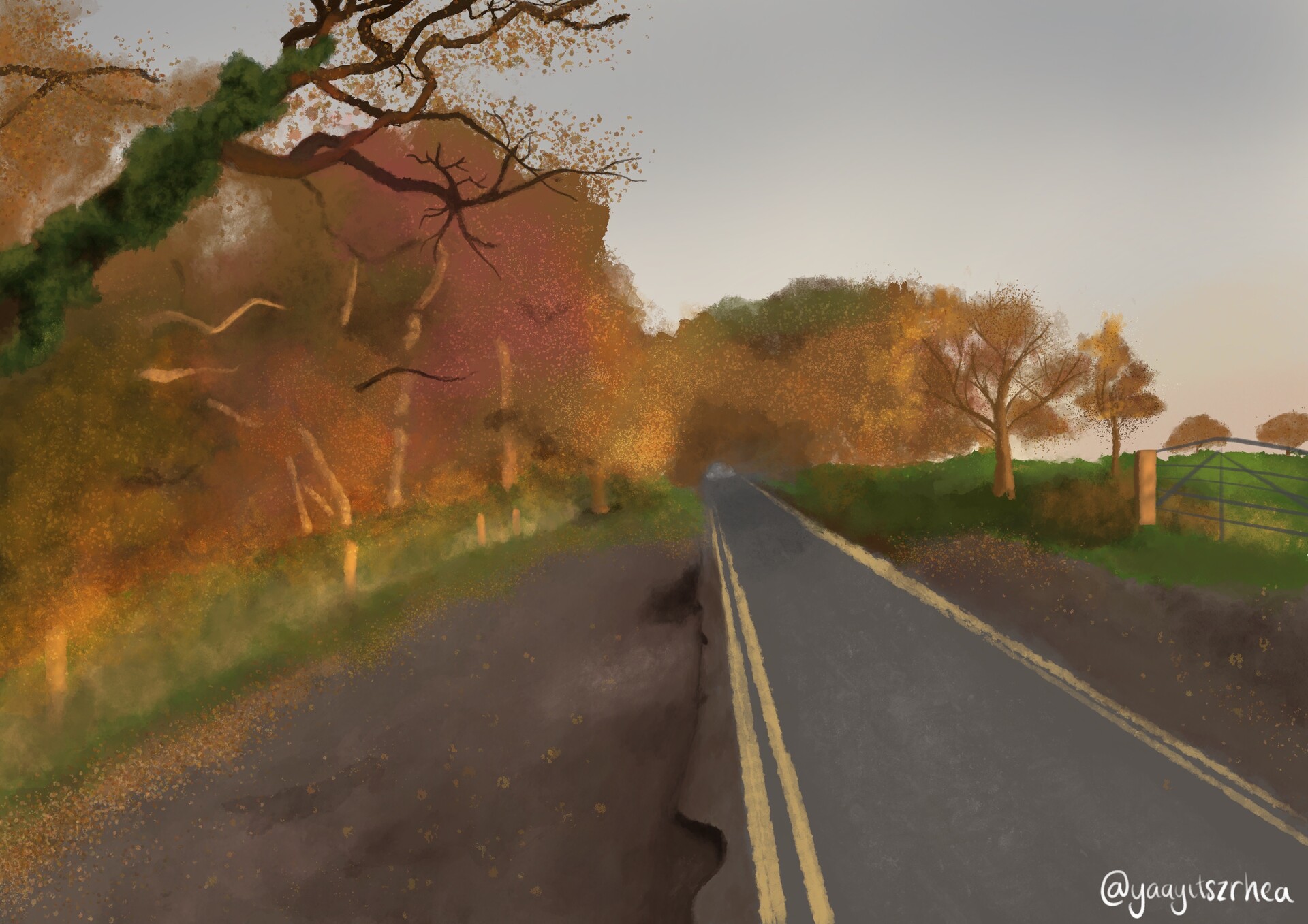 ArtStation - Art Study - Trees & Perspective