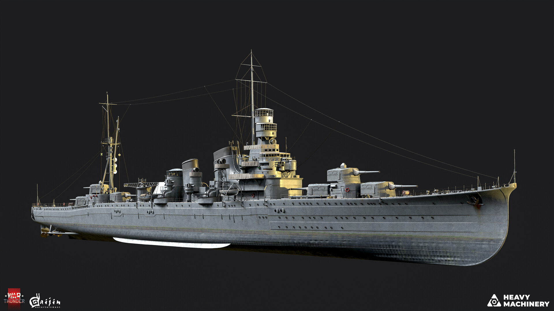 Heavy Machinery - cruiser Kako 1935