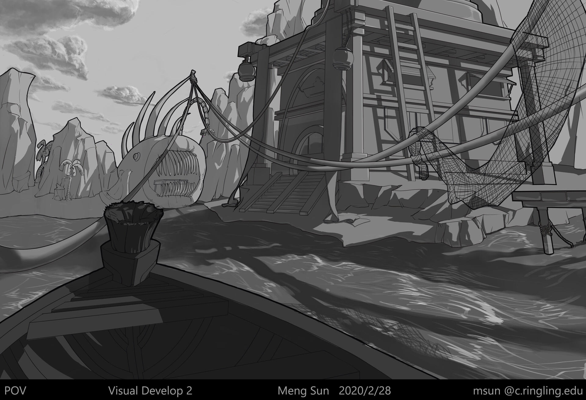 ArtStation - simulation game level map-2019.8