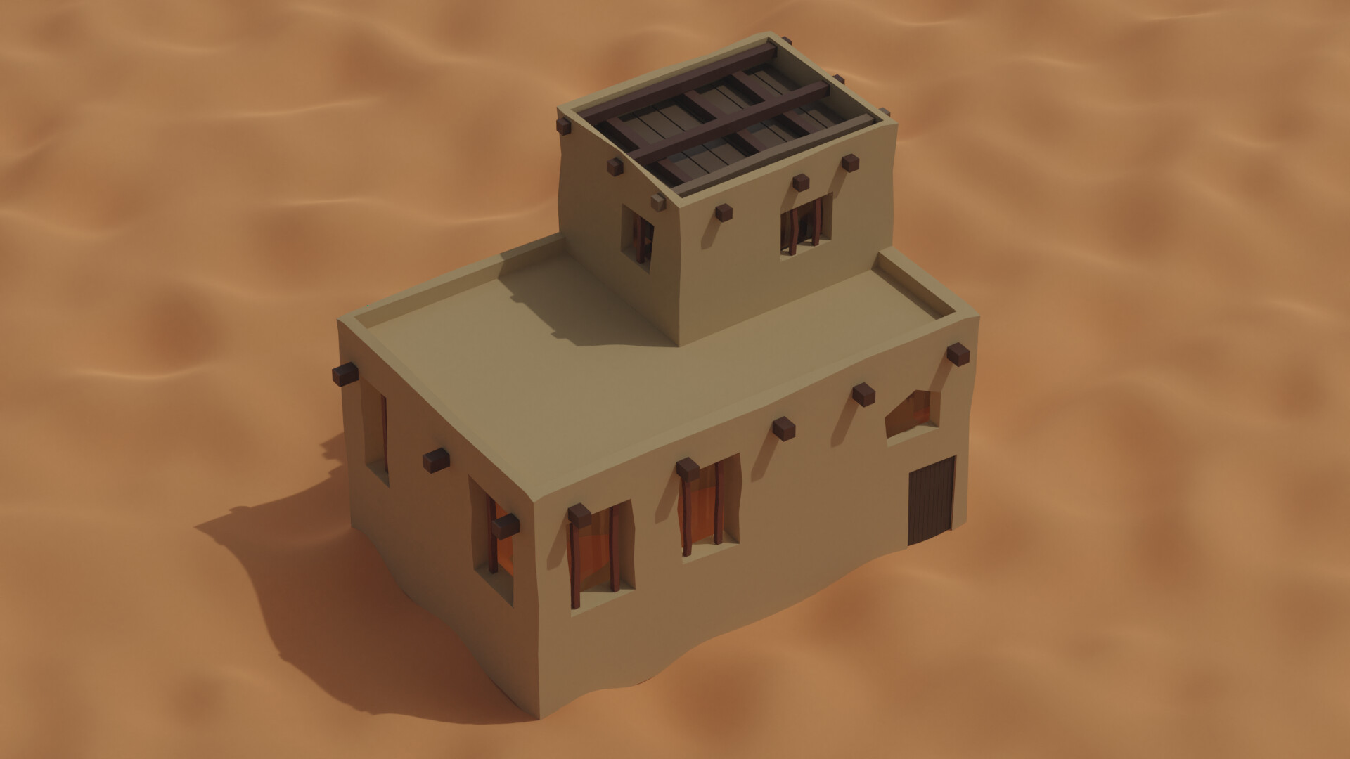 ArtStation - Desert House