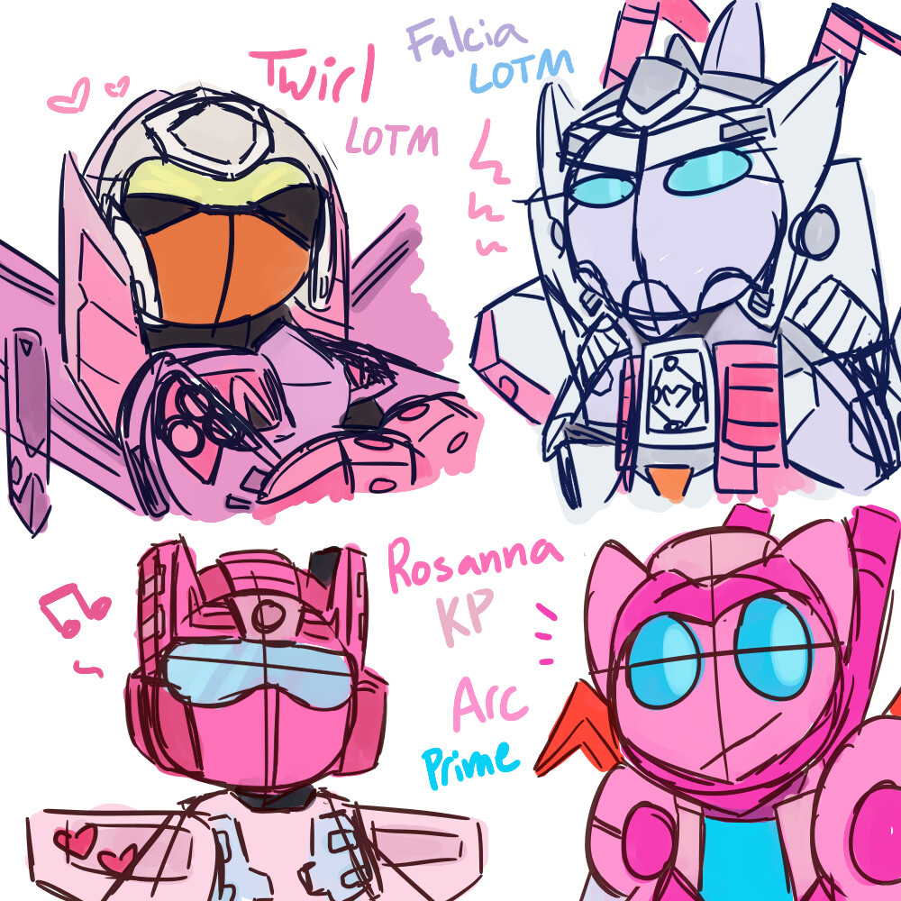 ArtStation - Pink Transformers