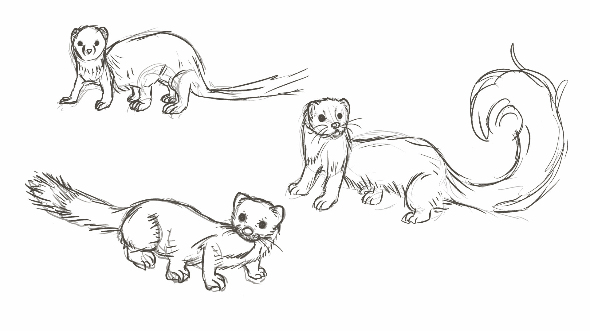 Charlie Ellis - Ferret and Bear Creatures