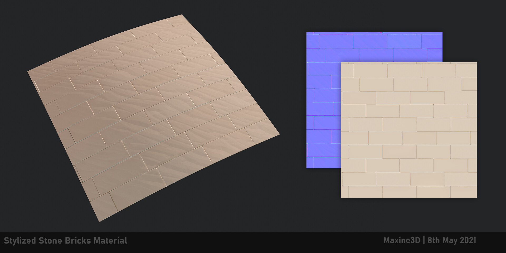ArtStation - Stylized Classical-Style Bricks