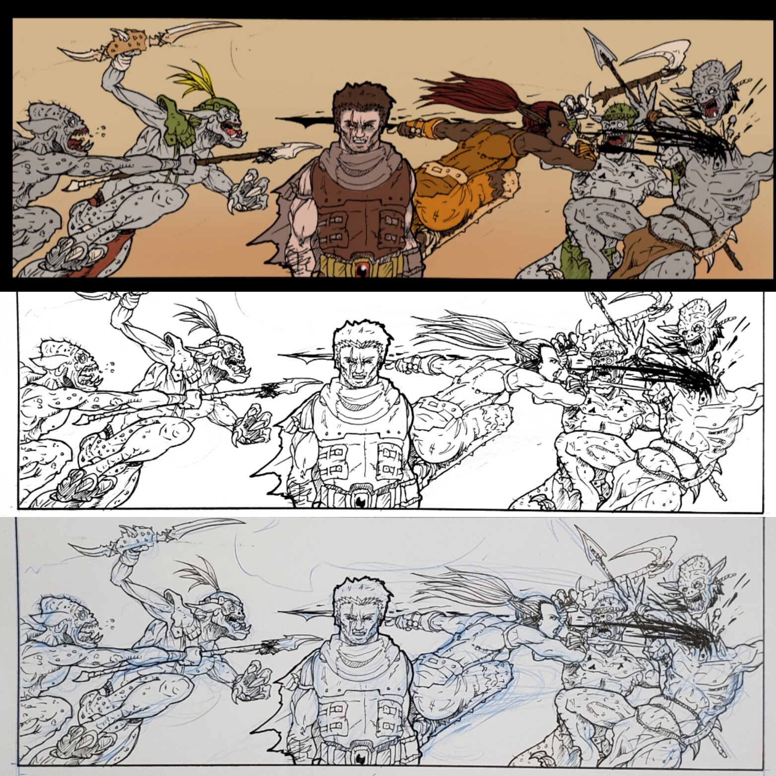 ArtStation - Chronicles Under the Dark Sun, chapter 3, page 10