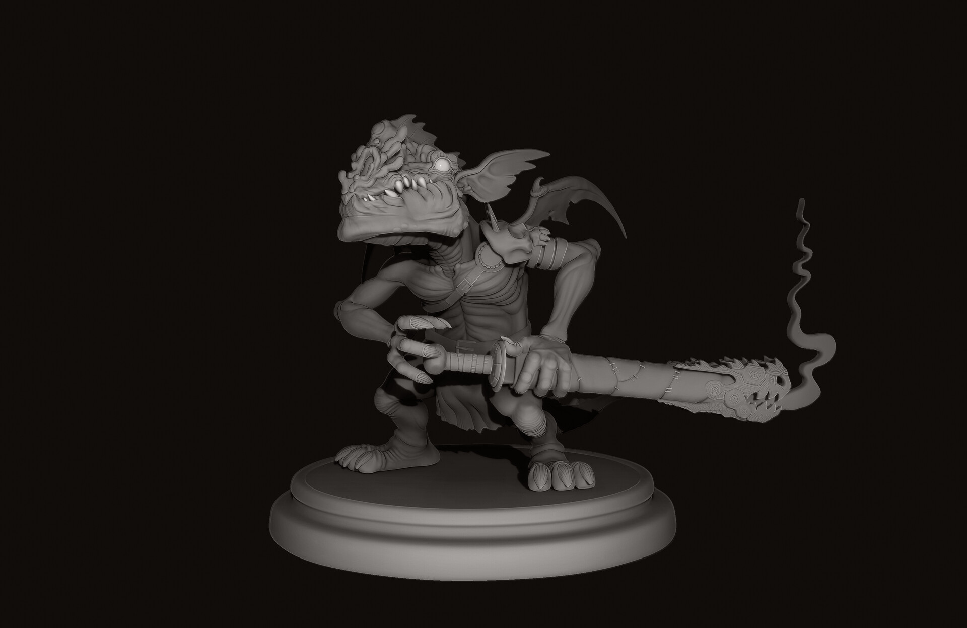 ArtStation - Bat Goblin - WIP
