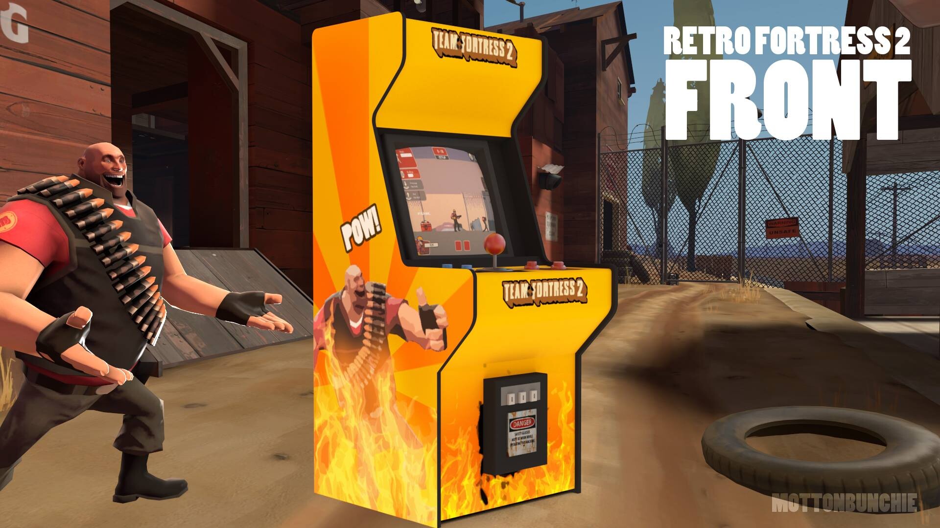 ArtStation - Retro Fortress 2 - First uni assignment