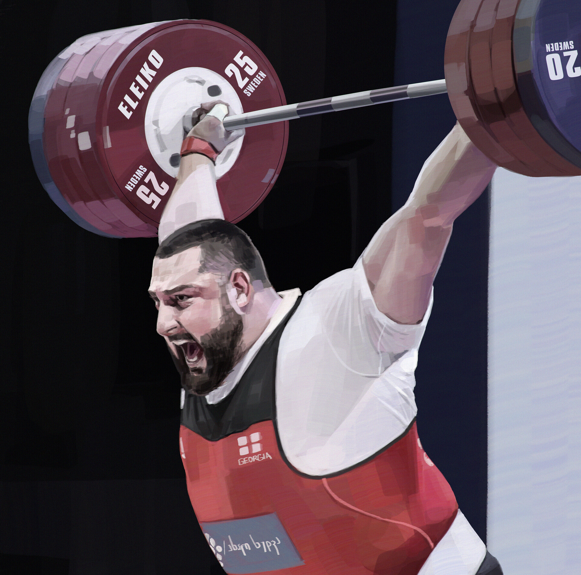 ArtStation - Weightlifting studies