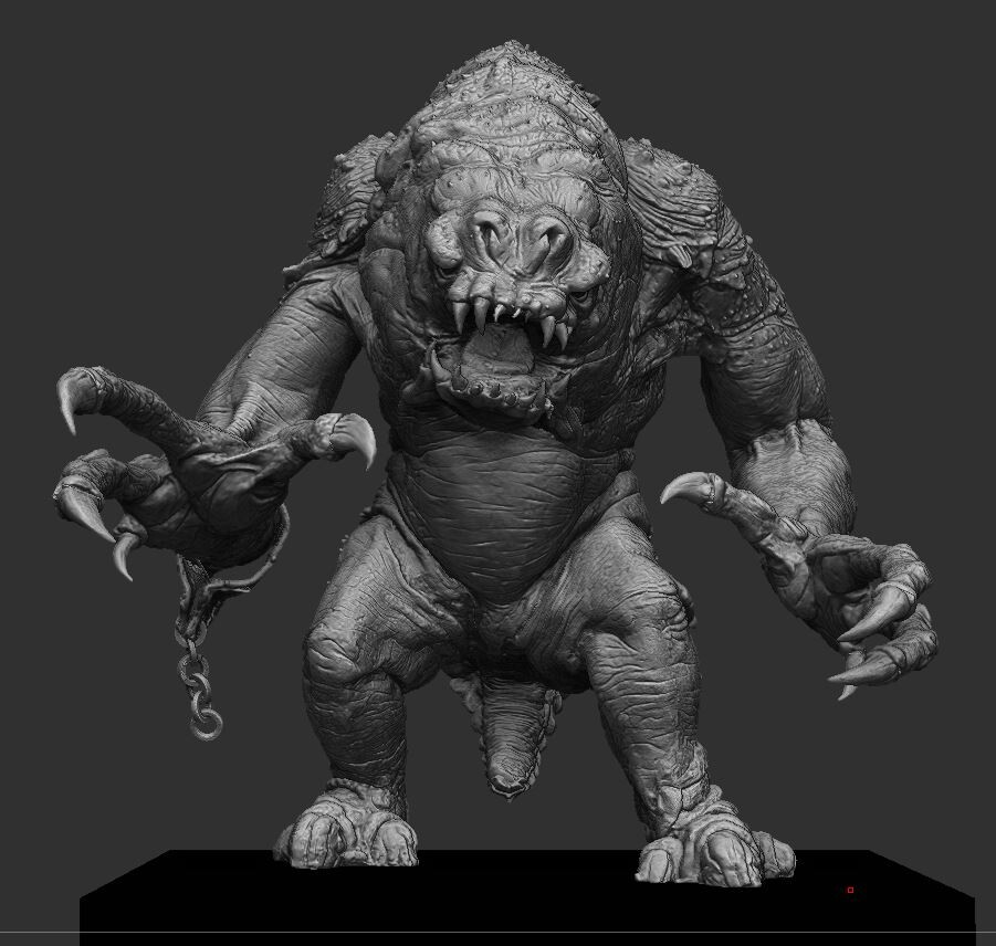 Gordon Tarpley - Regal Robot Rancor Puppet Replica Statue
