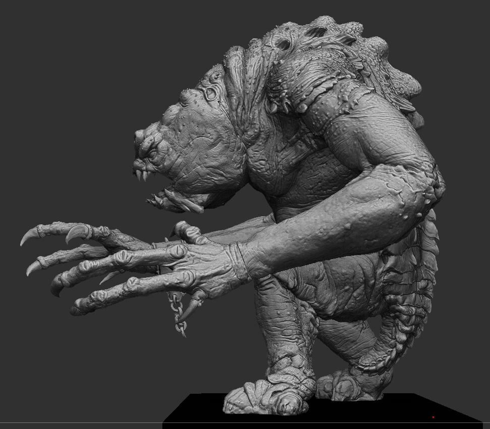 Gordon Tarpley - Regal Robot Rancor Puppet Replica Statue