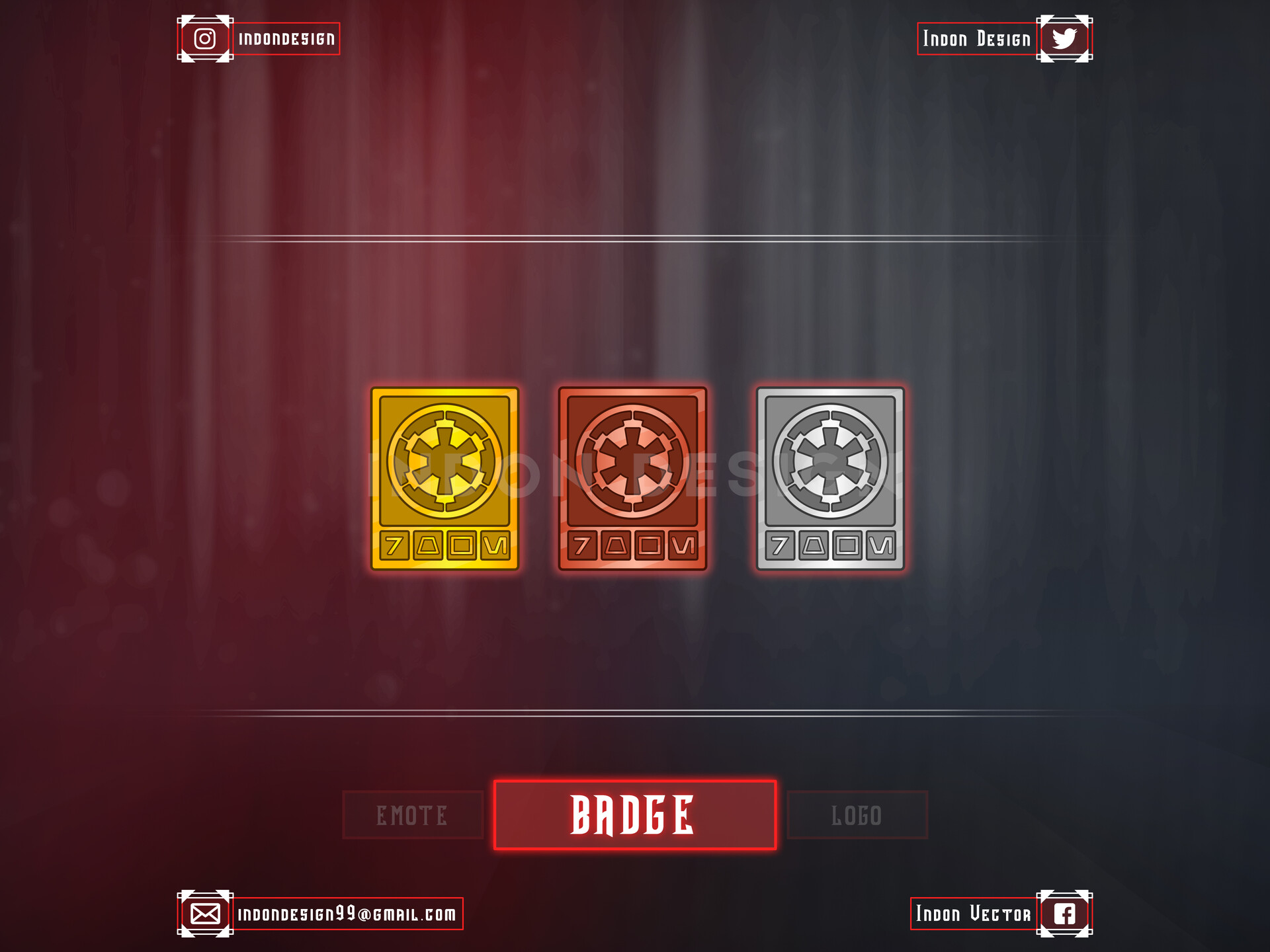 ArtStation - Custom Sub Badges Design