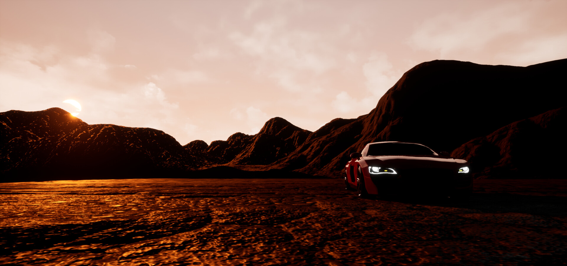 Lehusha Ivan - Evening Audi r8 cinematic renders