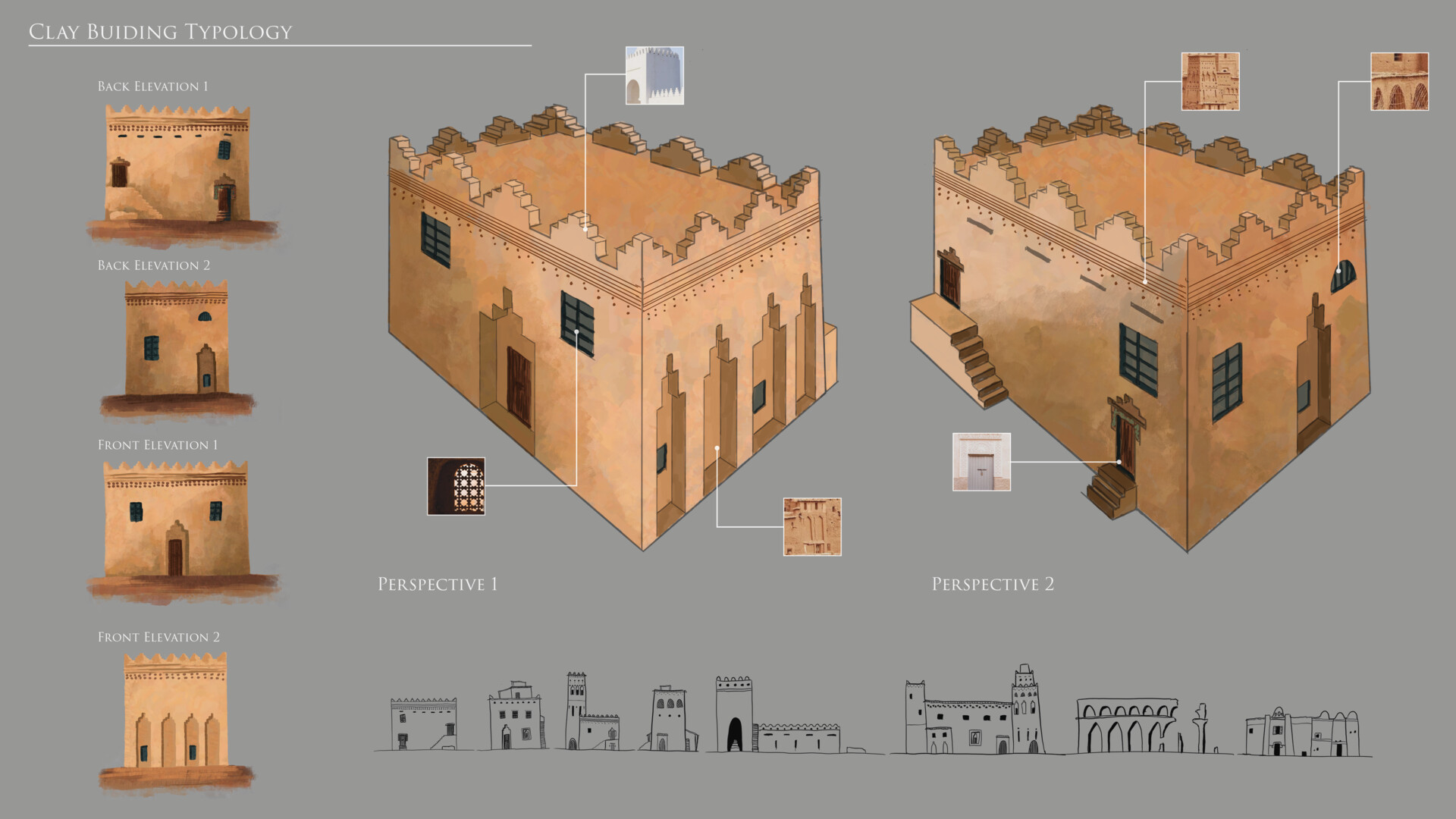 ArtStation - Clay Building Typology