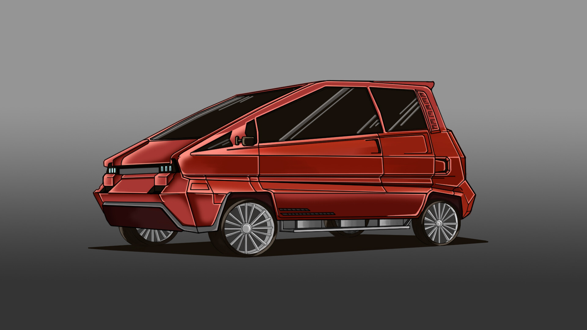 ArtStation - Car consept 2D