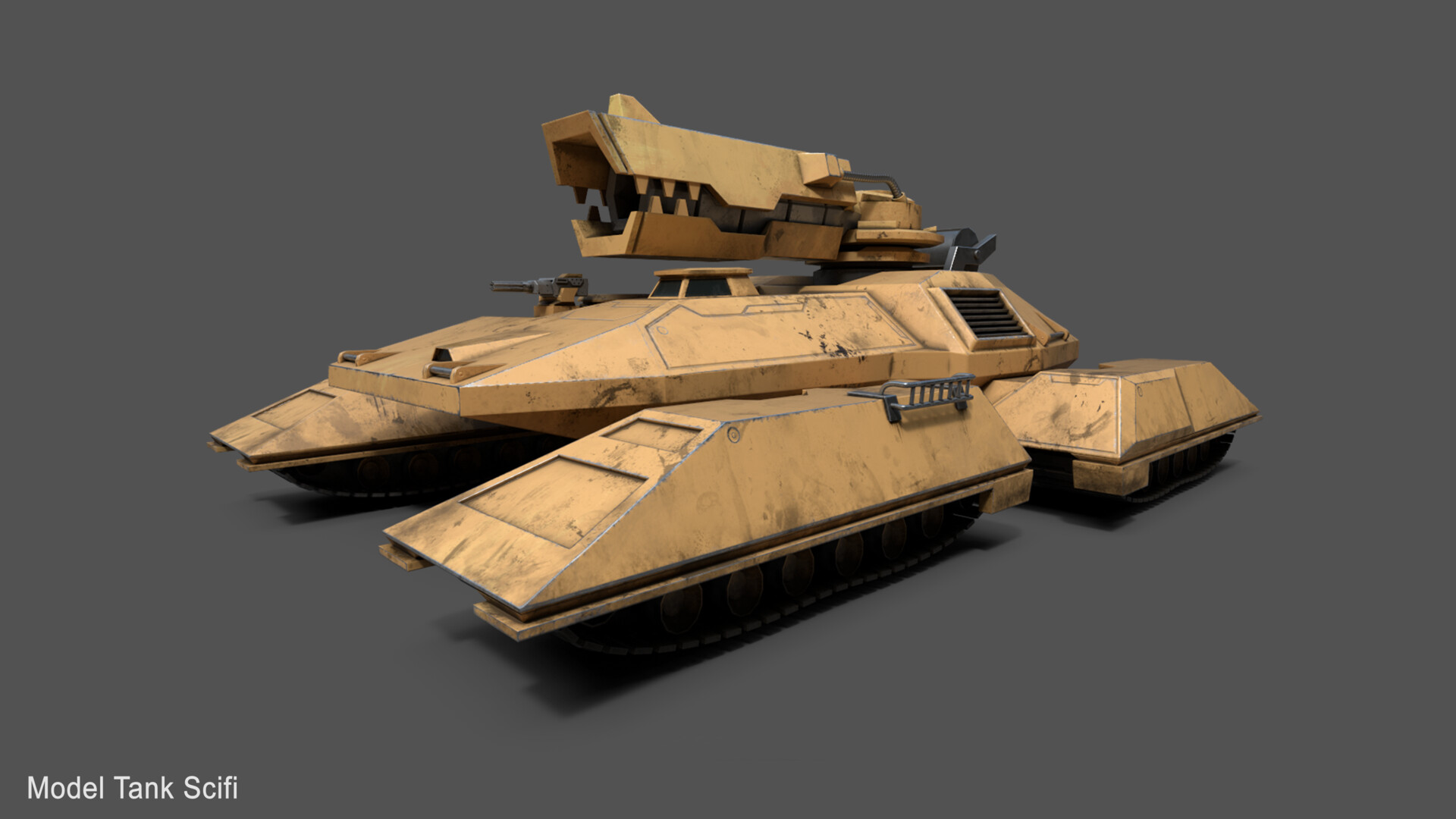 ArtStation - Tank Scifi Realistic